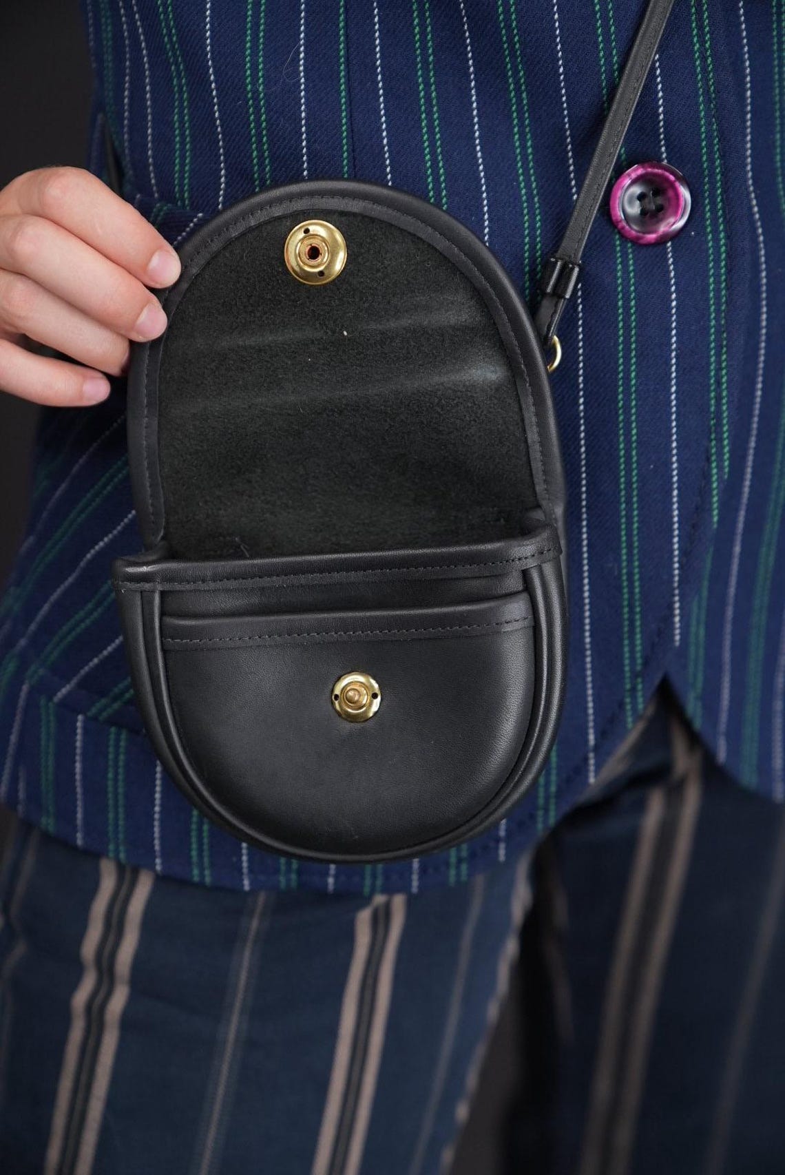 COACH Vintage Mini Belt Bag 1980s | Vintage Small Crossbody Shoulder ...