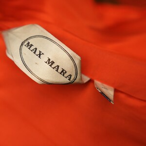 Max Mara 1970s Burnt Coral Checked Wool Coat | Sculptural Italian ...