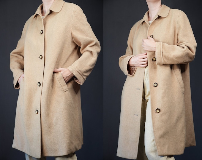 Aquascutum Vintage Camel Coat / Pure Camelhair, Made in England - Etsy