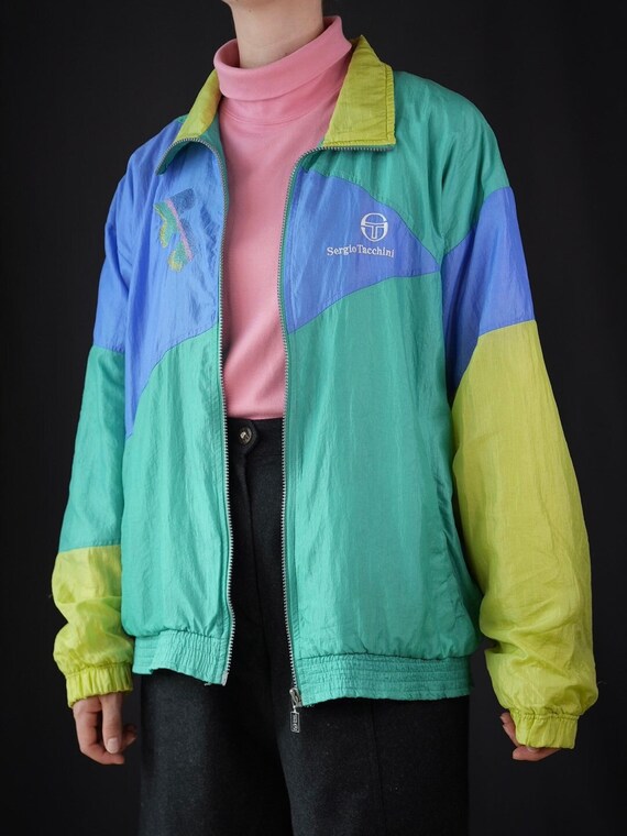 Sergio Tacchini Colorful Vintage Tracksuit Jacket | Men's Sergio Tacchini Colorful Vintage Tracksuit Jacket | Men's