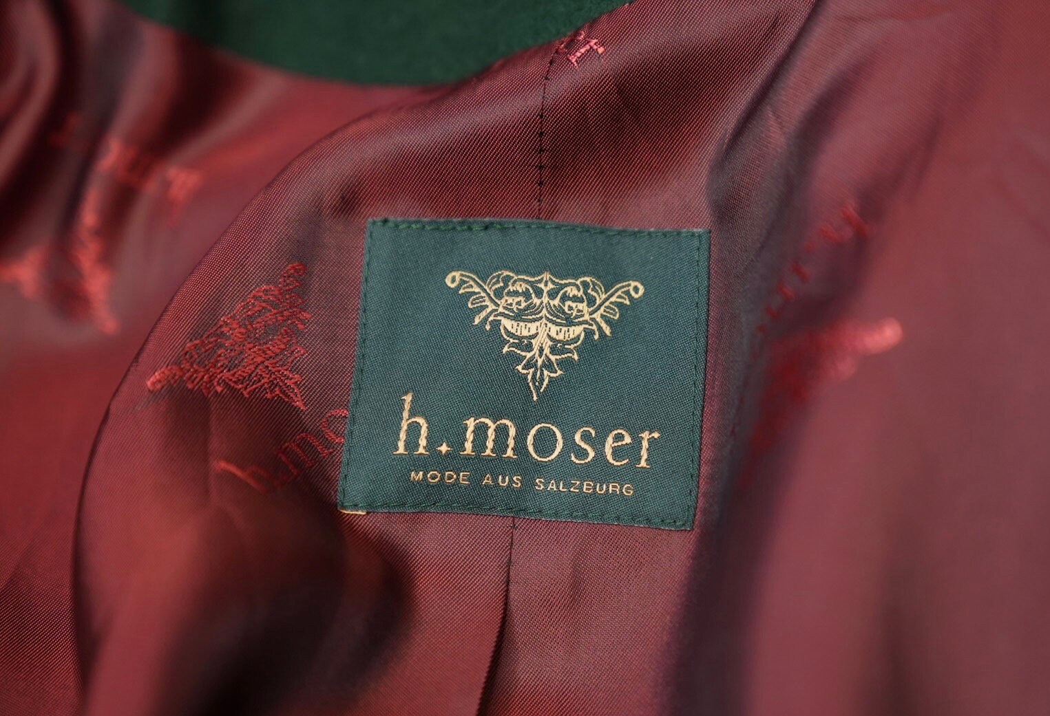 H. Moser Salzburg Long Vintage Wool Coat Women's Loden-style Overcoat ...