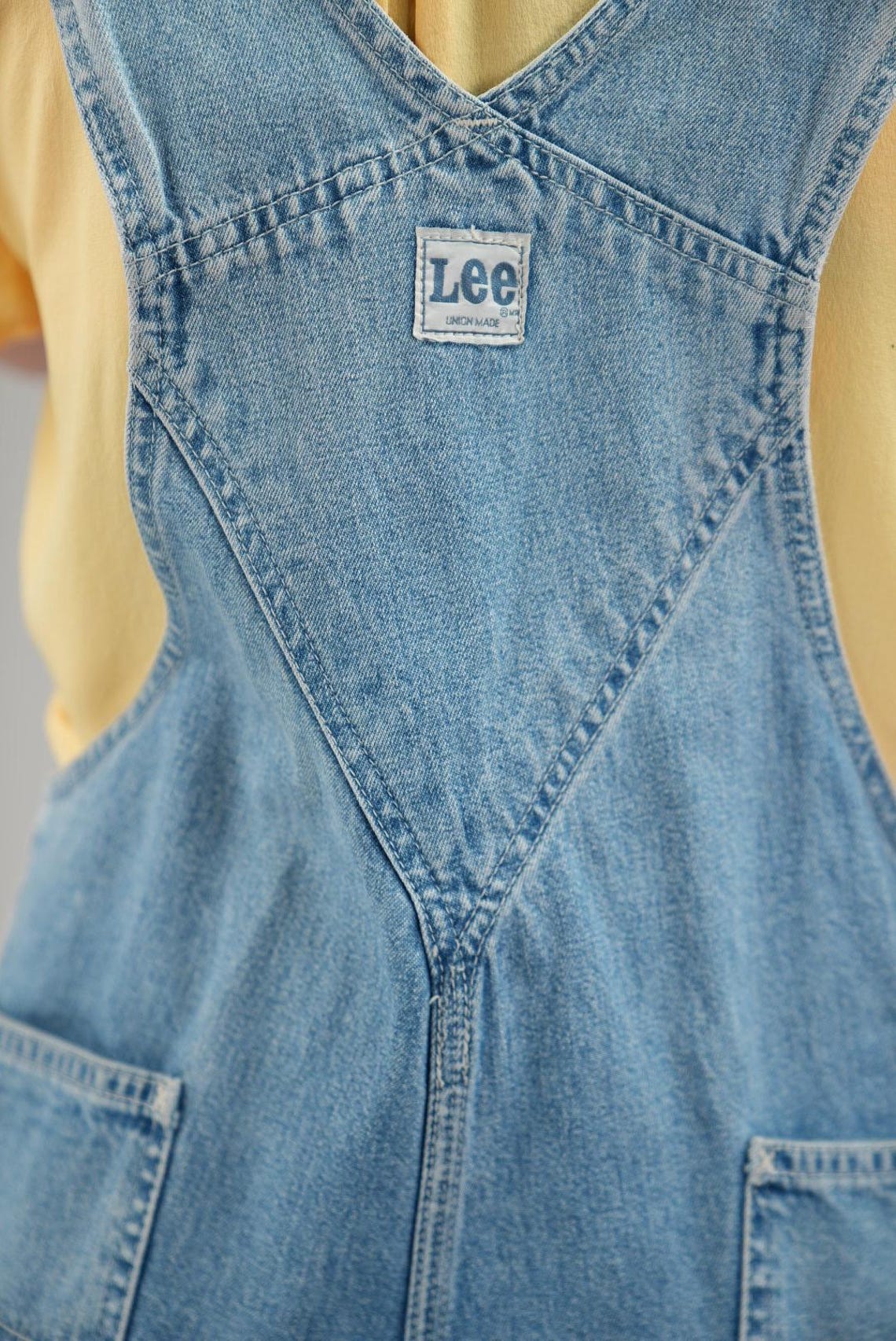 Lee Vintage Denim Overalls in Light Blue | Union Made in US | 100% ...