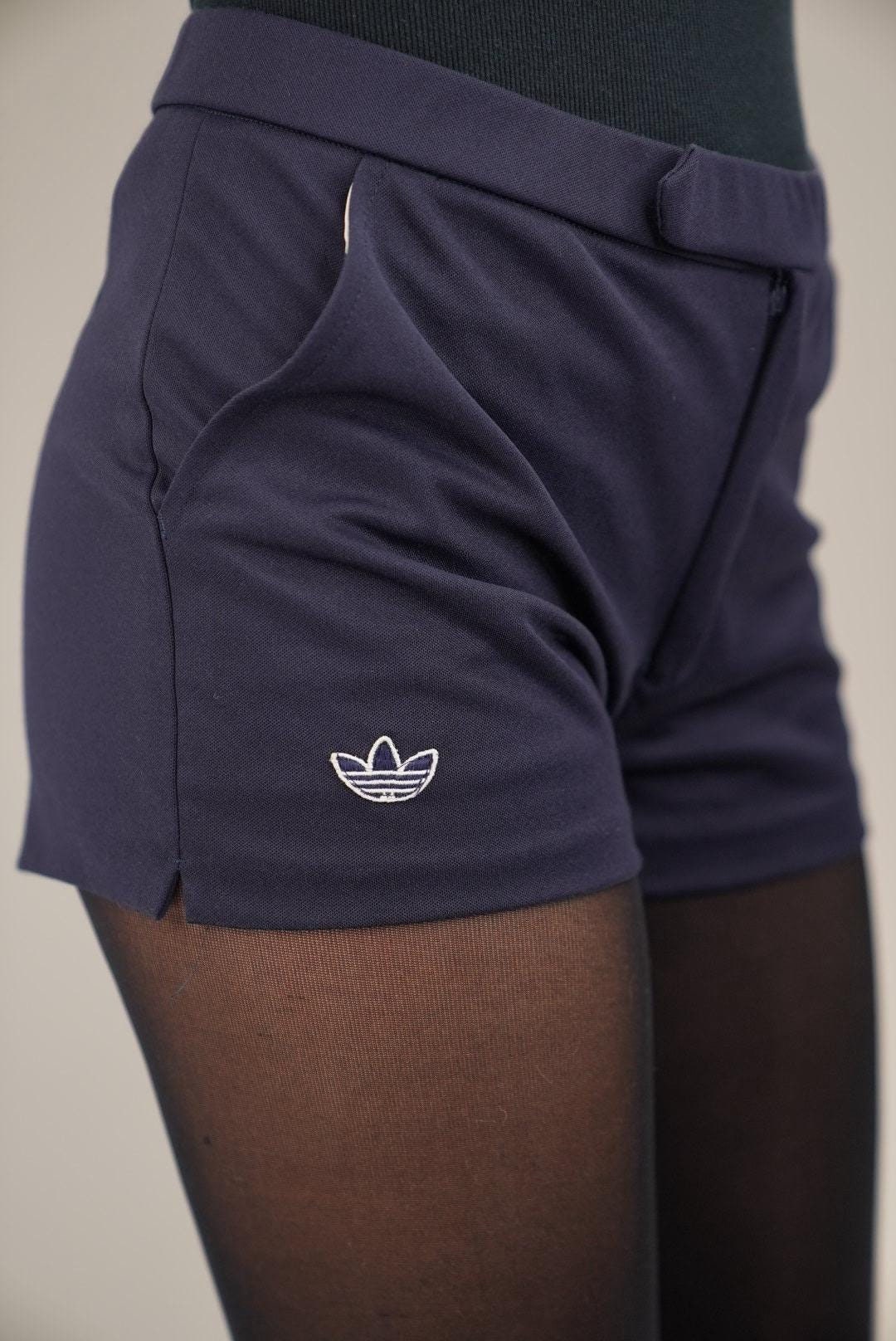 Adidas Vintage Shorts 1980s in Dark Blue | Retro Vintage Sportswear ...