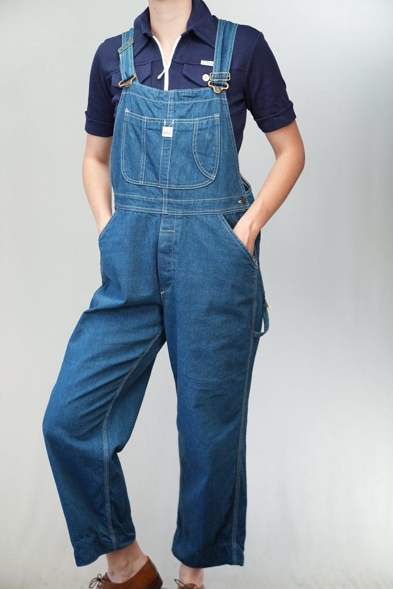 80s Italian Denim Overalls by Rifle | Made in Italy From 100% Cotton ...