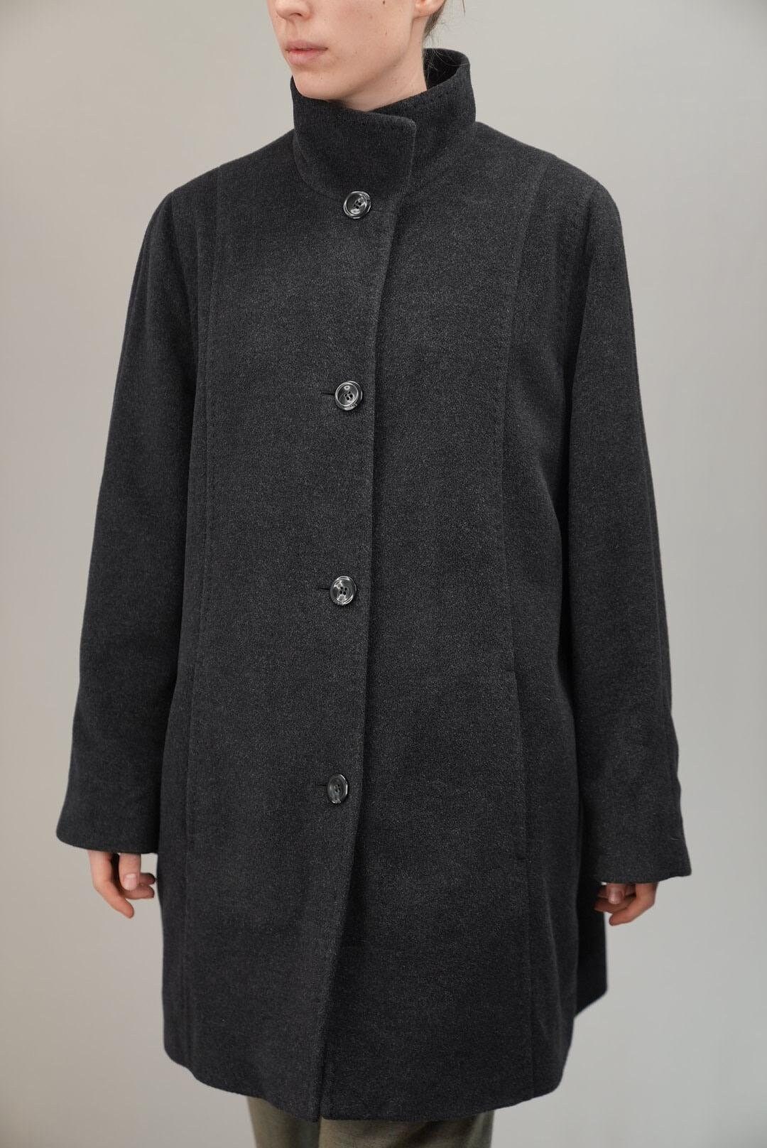 Silky Soft Angora Wool Coat by Jobis | Vintage, 90s | 50% Angora ...