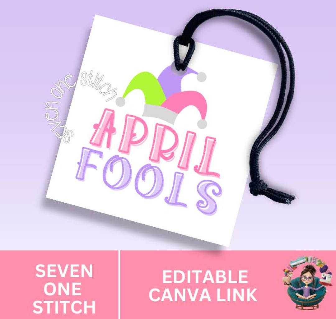 Editable April Fools’ Day Gift Tags | Funny Printable Joke Tags | 1.5 ...