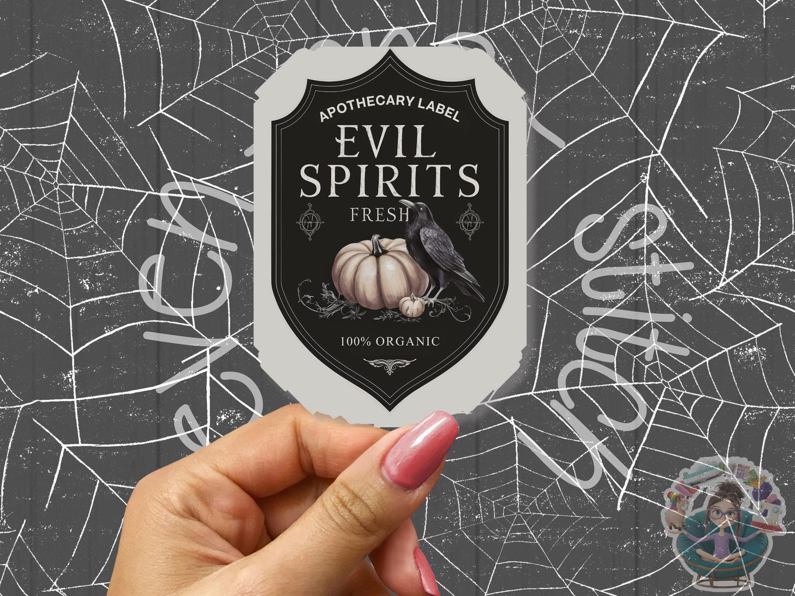 Spooky Potion Bottle Label Stickers: Halloween Decor Decals - Etsy