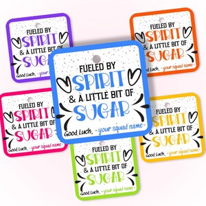 Cheer Competition Gift Tag: Editable Canva Template (digital Download ...