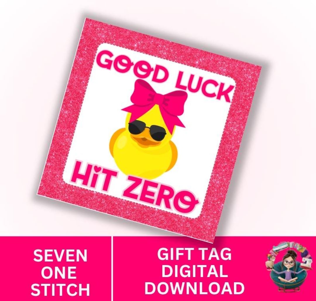 Cheer Duck Gift Tags | Good Luck Team Gifts (printable Digital Download ...