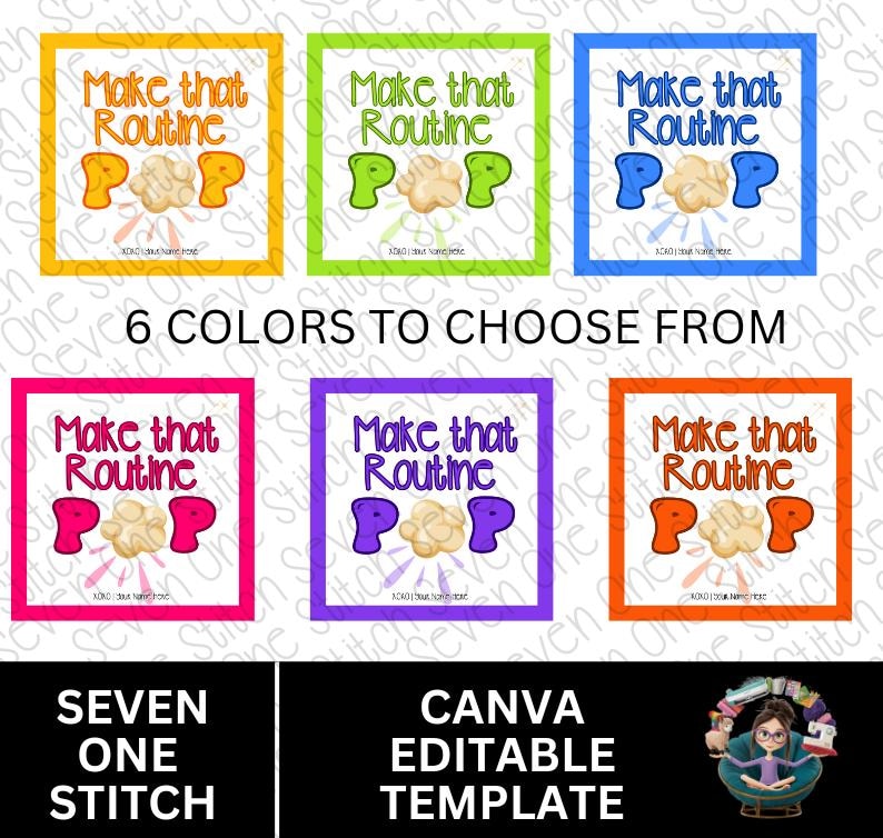 Cheer Good Luck Tags | Editable Canva Template (printable) - Etsy