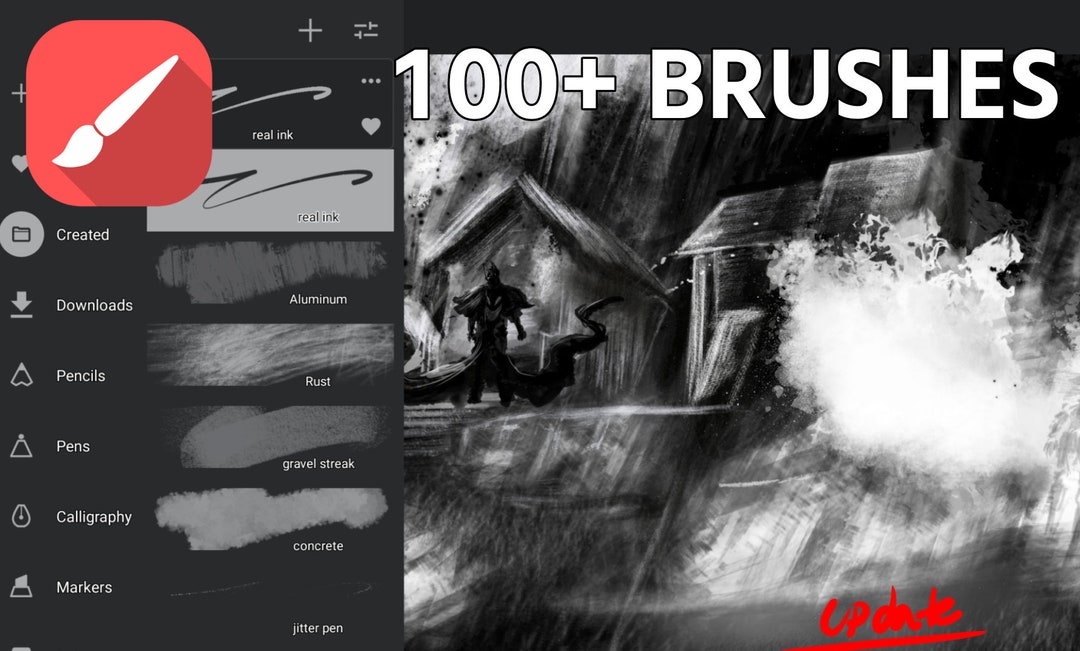 Infinite Painter Brush Pack - Etsy