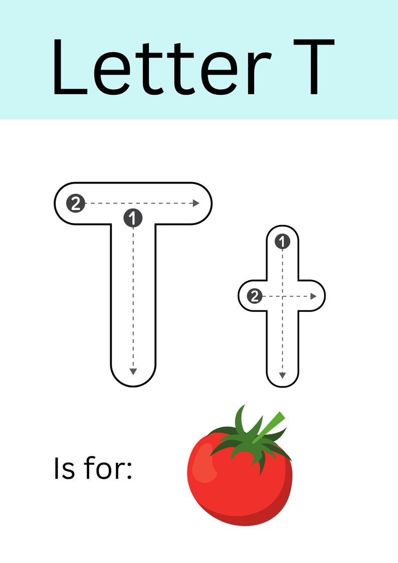 Tracing Letters Flashcards Printable Alphabet Letters for - Etsy