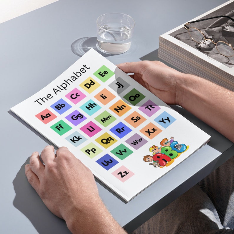 Alphabet Cards, Printable Letter Cards. ABC Flashcards for Home and ...