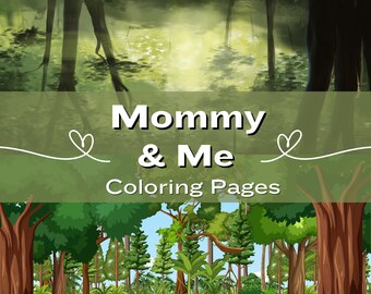 25 Motherhood Coloring Pages for Adults Mom and Daughter Mom - Etsy