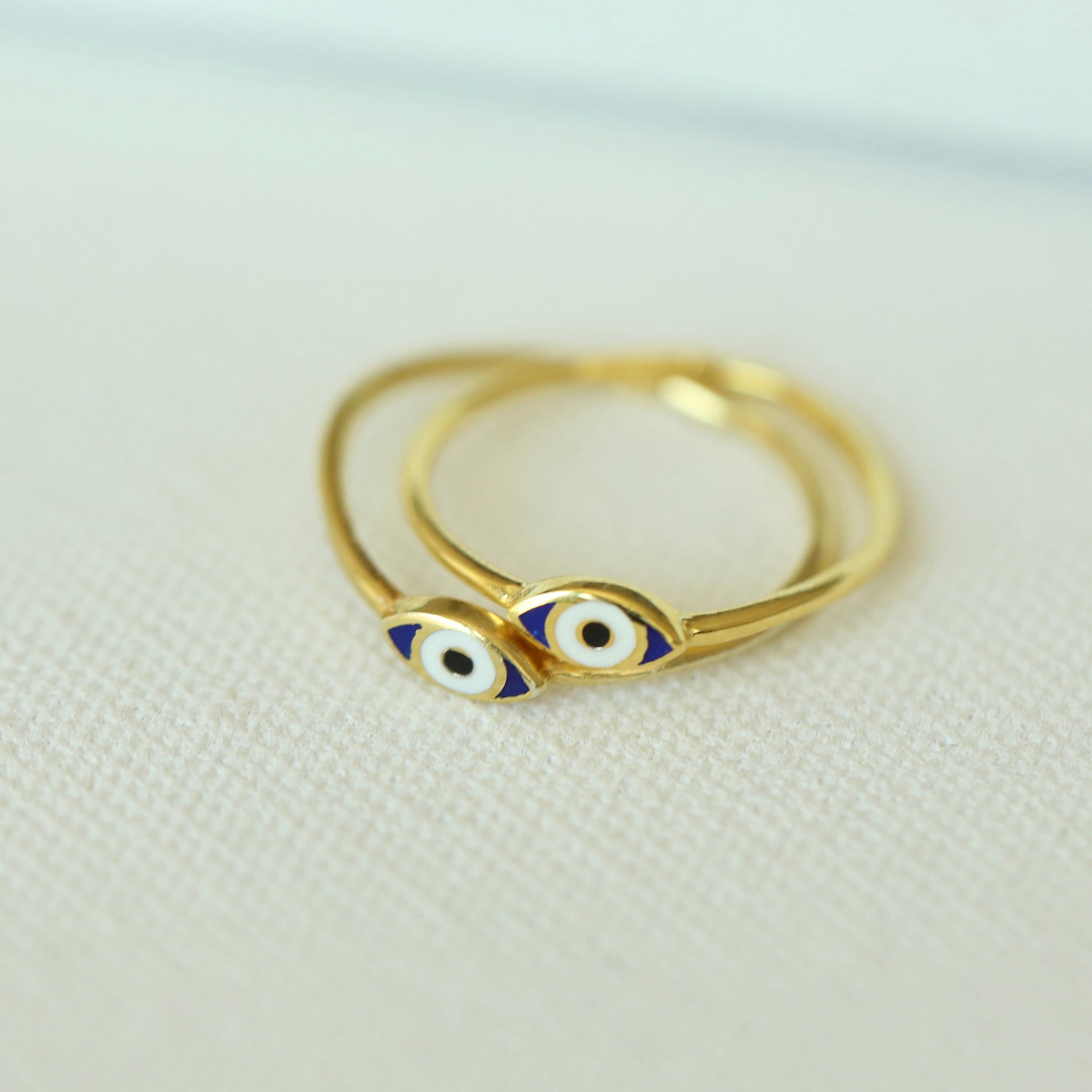 Eye Rings, Lucky Eye Rings, Animal Eyes Rings, Glass Rings, Statement ...