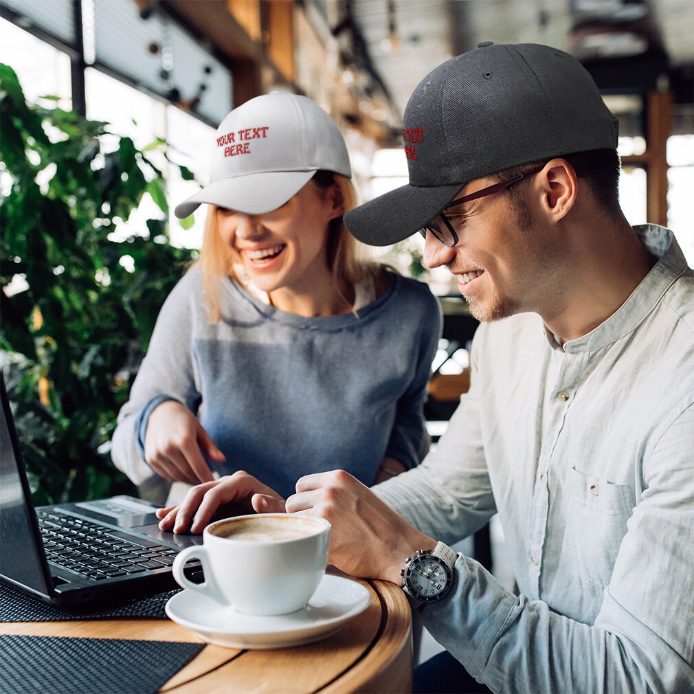 Custom Embroidered Hat front and Back Personalized Monogram Cap Custom ...