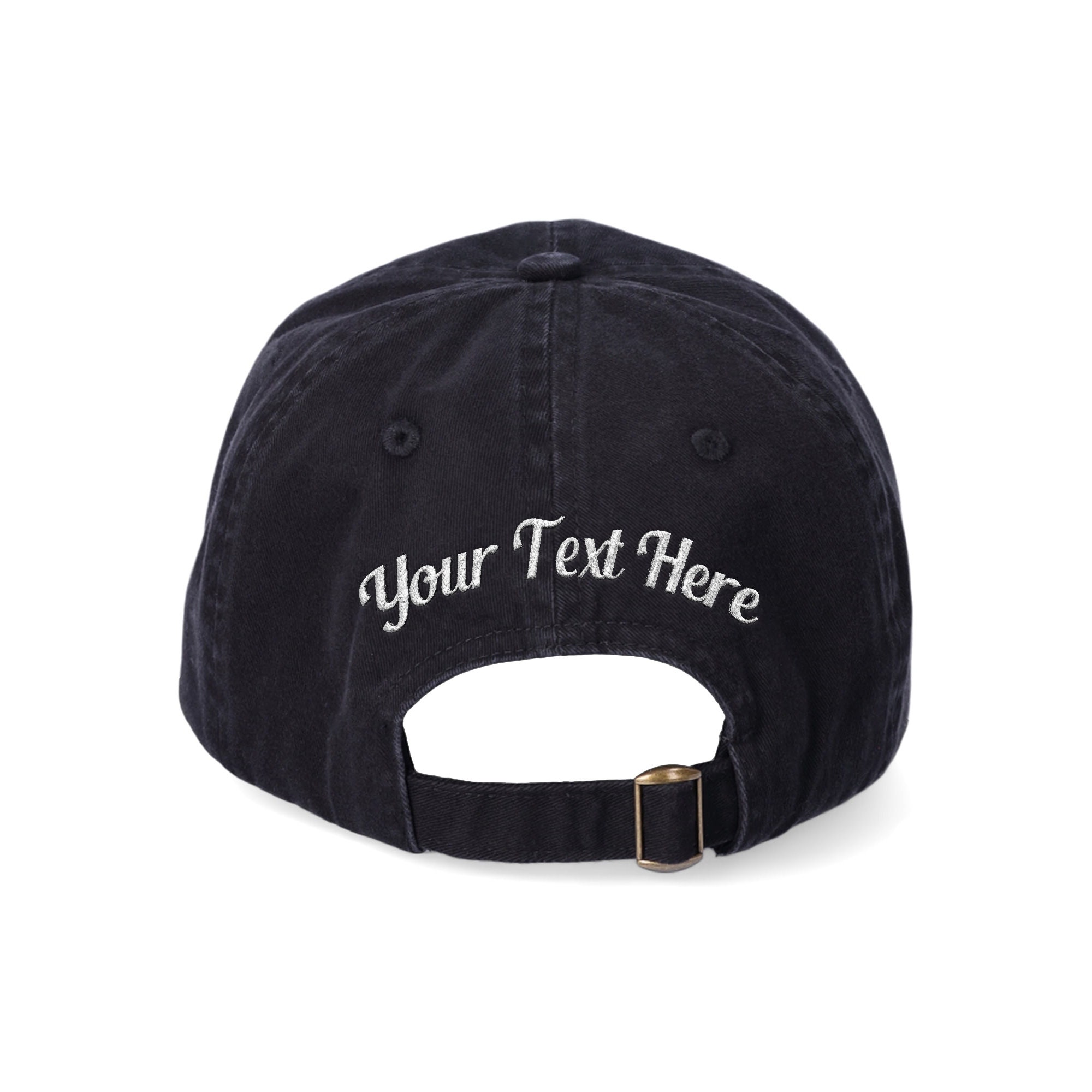 Custom Embroidered Hat front and Back Personalized Monogram Cap Custom ...