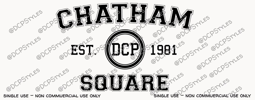 DCP, Chatham Square SVG File - Downloadable Svg File - Etsy