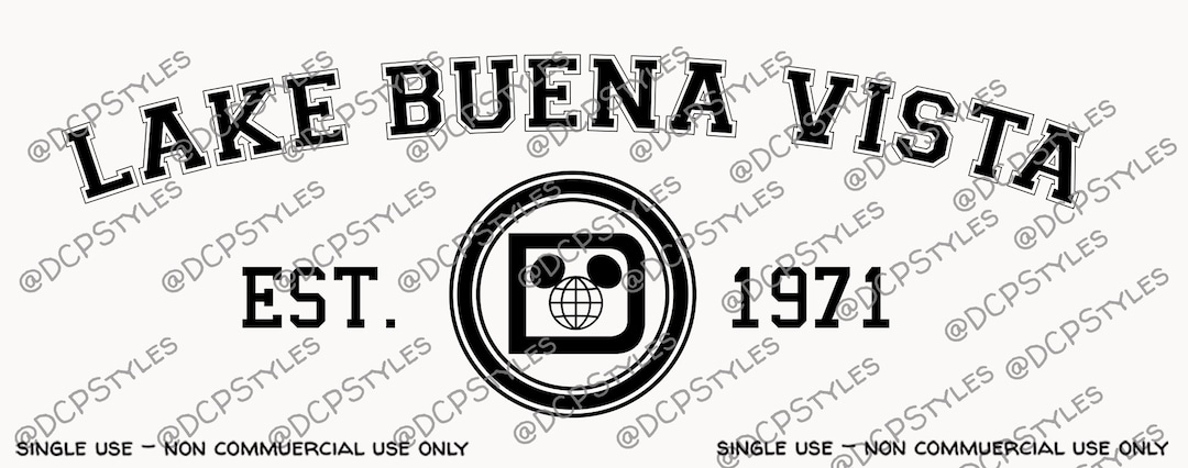 Lake Buena Vista DCP Svg File - Downloadable SVG File - Etsy