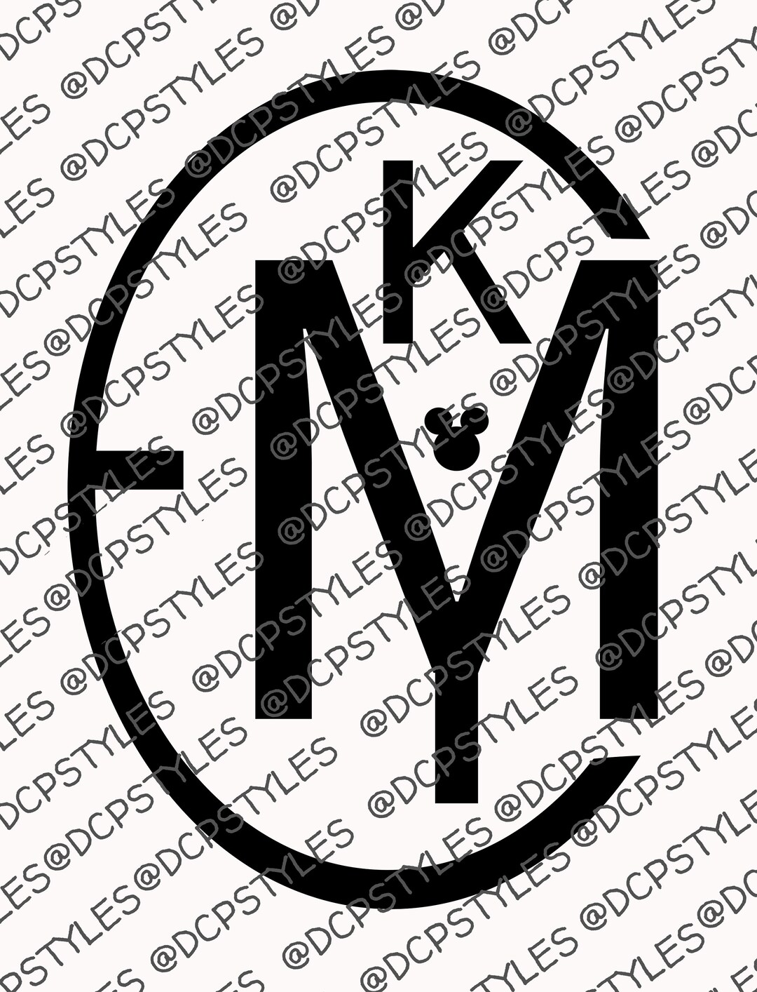 Stylized Mickey Lettering SVG File Downloadable SVG File - Etsy