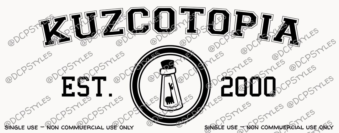Kuzcotopia, Disneys Emperor's New Groove, SVG File Downloadable Svg ...