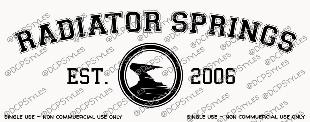 Radiator Springs SVG - Cars - Downloadable SVG File - Etsy