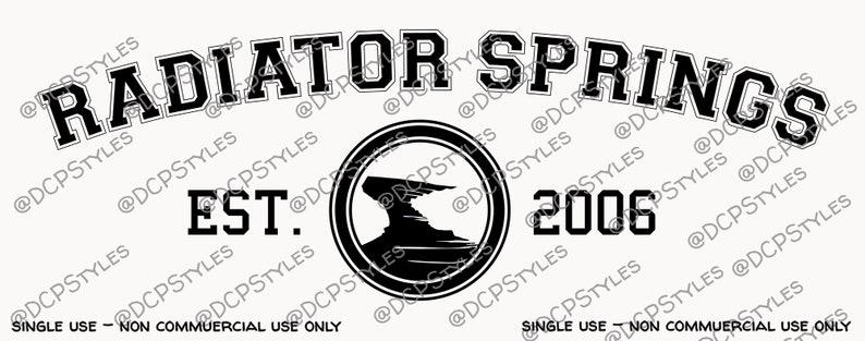Radiator Springs SVG - Cars - Downloadable SVG File - Etsy