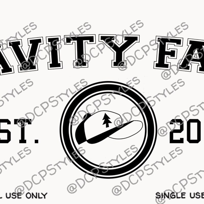 Gravity Falls Svg - Etsy