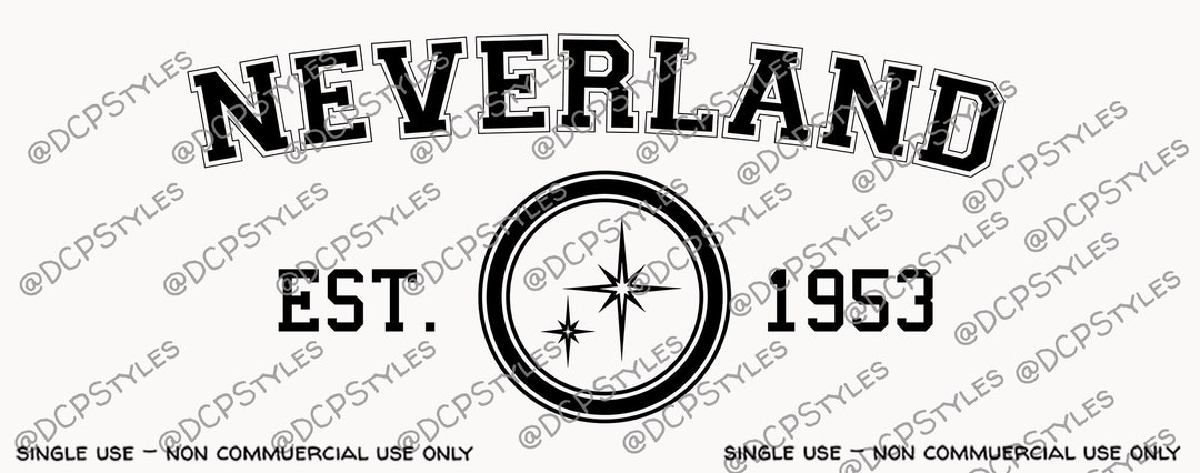 Neverland SVG File - Peter Pan - Downloadable SVG File - Etsy