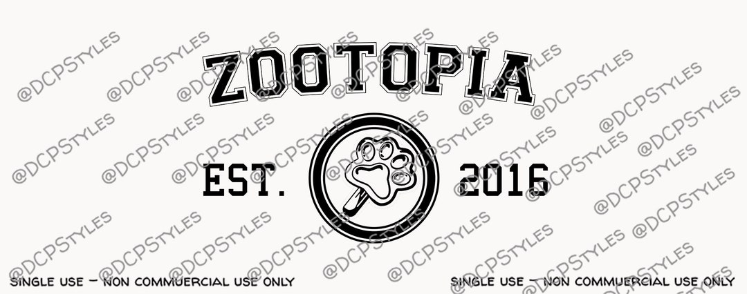 Zootopia SVG File - Downloadable Svg File - Etsy