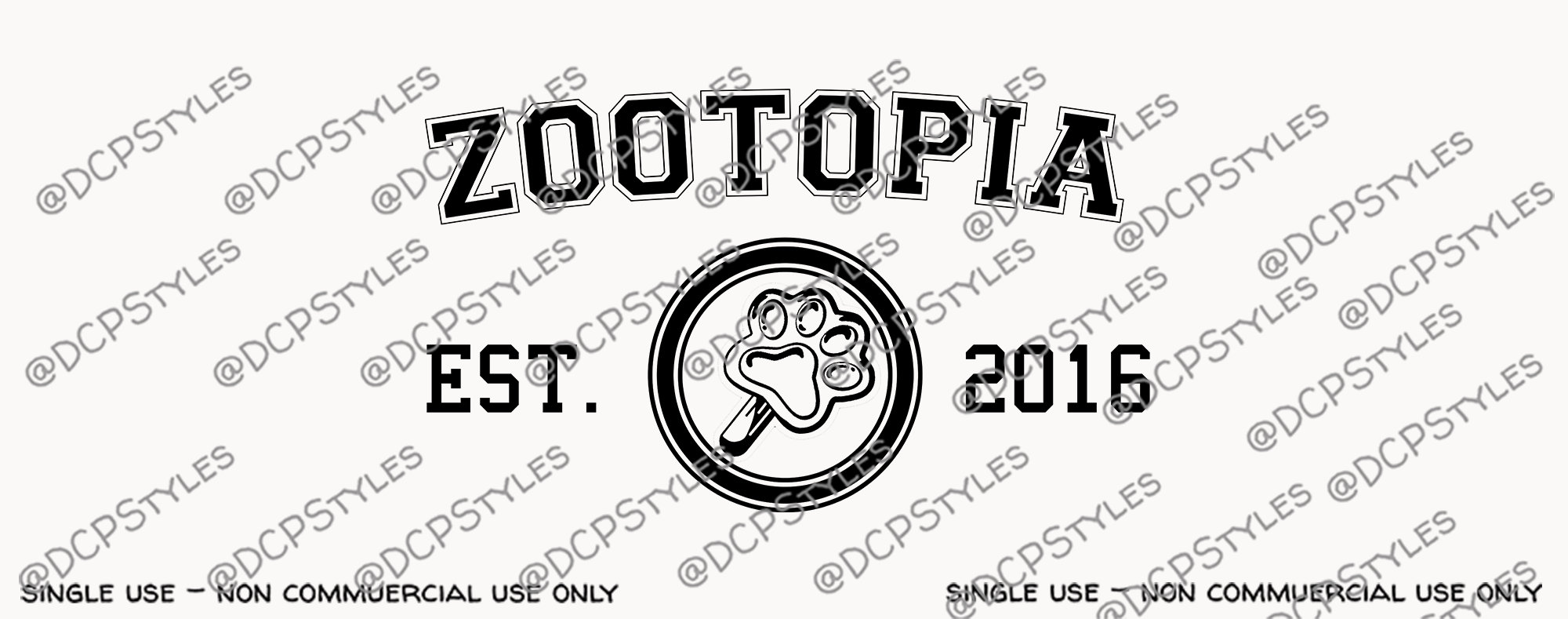 Zootopia SVG File Downloadable Svg File - Etsy