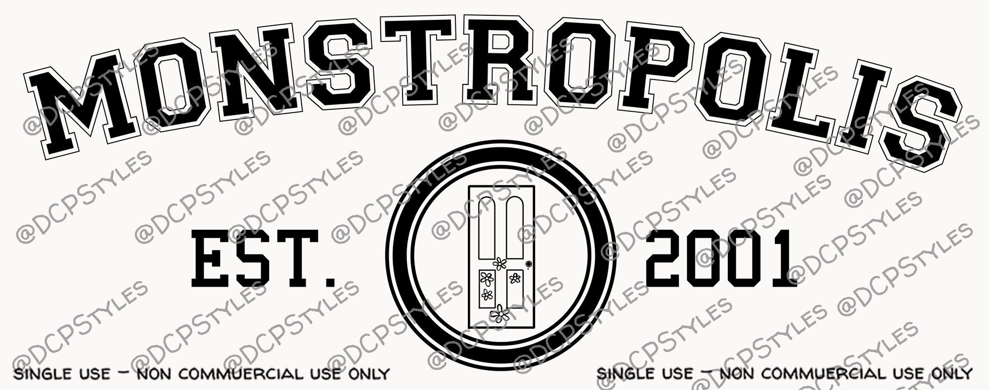 Monstropolis SVG File Monsters Inc Downloadable SVG File - Etsy