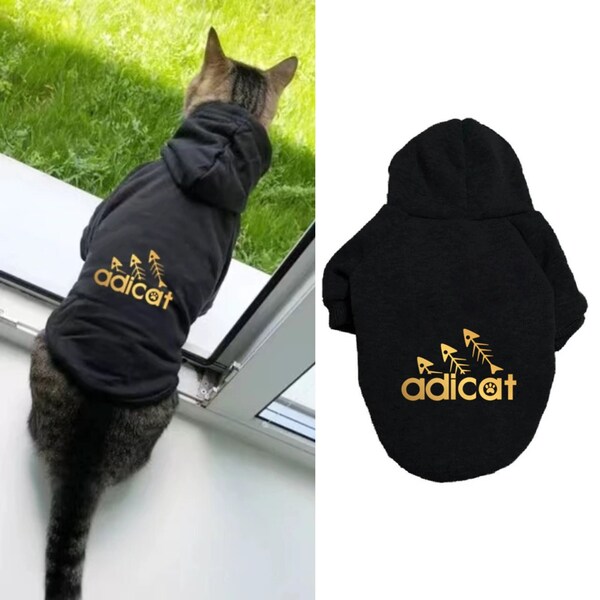 Cat Hoodie - Etsy