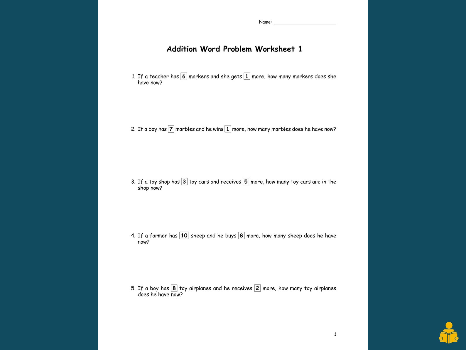 Addition Word Problems: 25 Printable Worksheets With Answers | Addition ...
