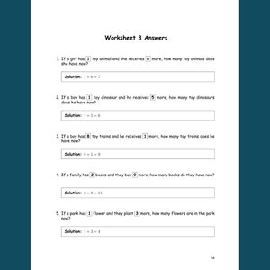 Addition Word Problems: 25 Printable Worksheets With Answers | Addition ...