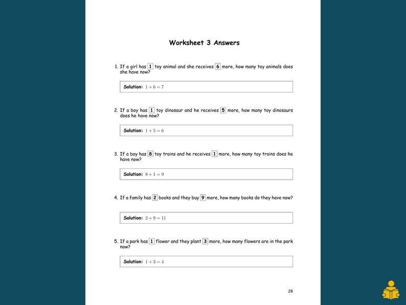 Addition Word Problems: 25 Printable Worksheets With Answers | Addition ...