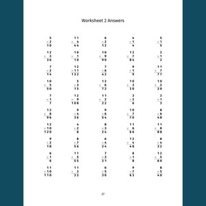 Multiplication Worksheets: 25 Printable Practice Sheets With Answers ...
