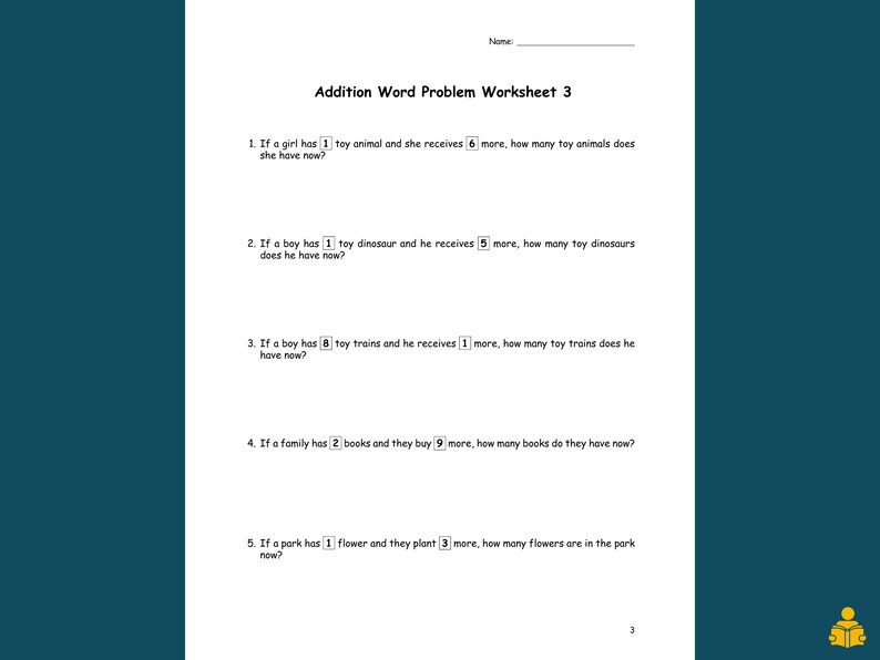 Addition Word Problems: 25 Printable Worksheets With Answers | Addition ...