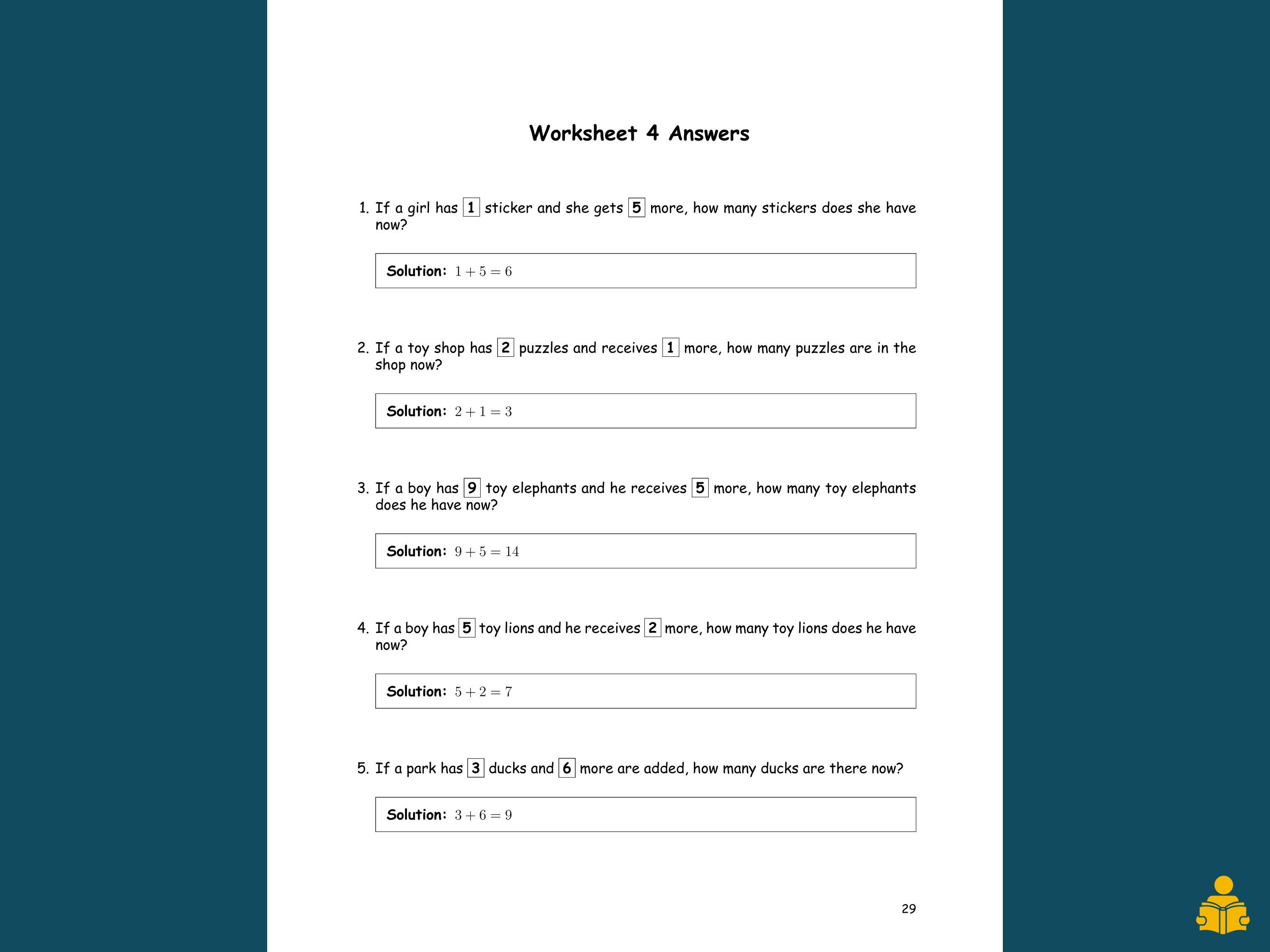 Addition Word Problems: 25 Printable Worksheets With Answers | Addition ...