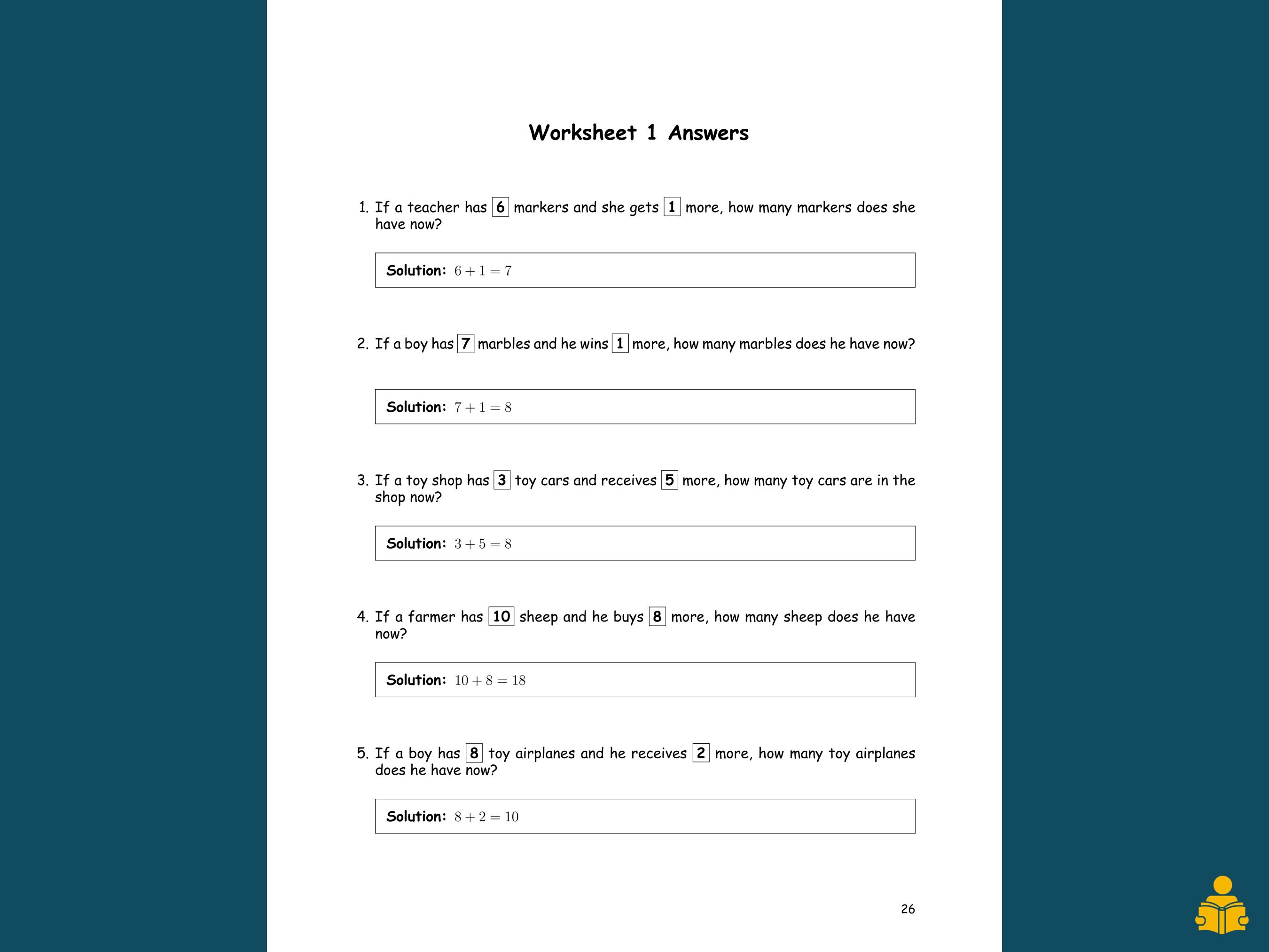 Addition Word Problems: 25 Printable Worksheets With Answers | Addition ...