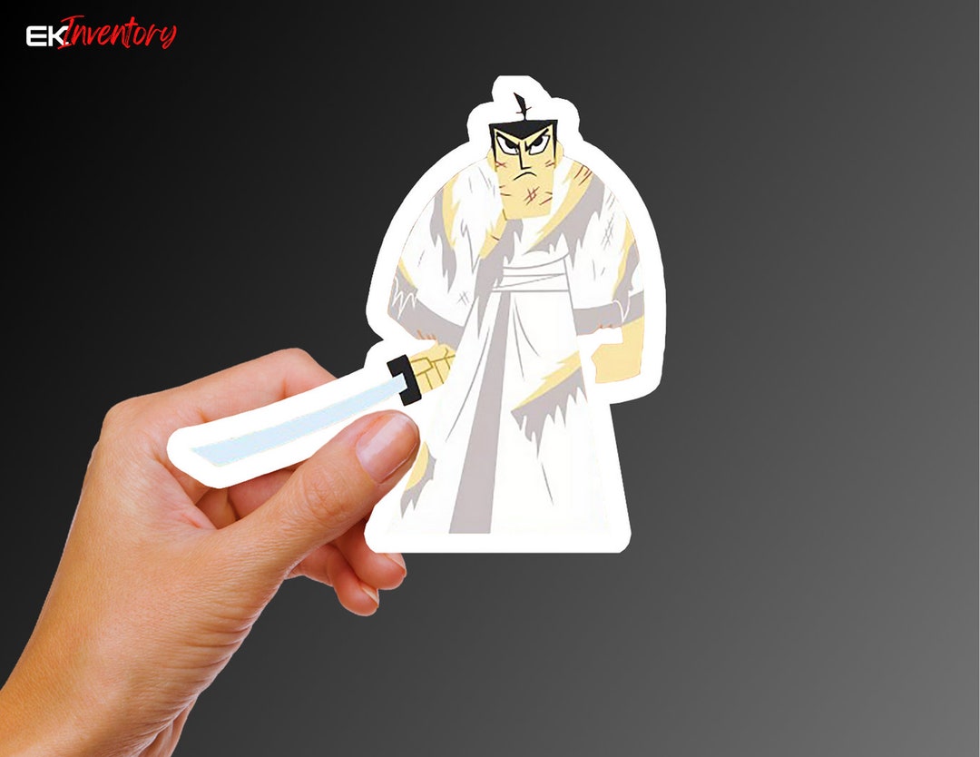 Samurai Jack Sticker Cartoon Sticker Anime Sticker Decorative Sticker ...
