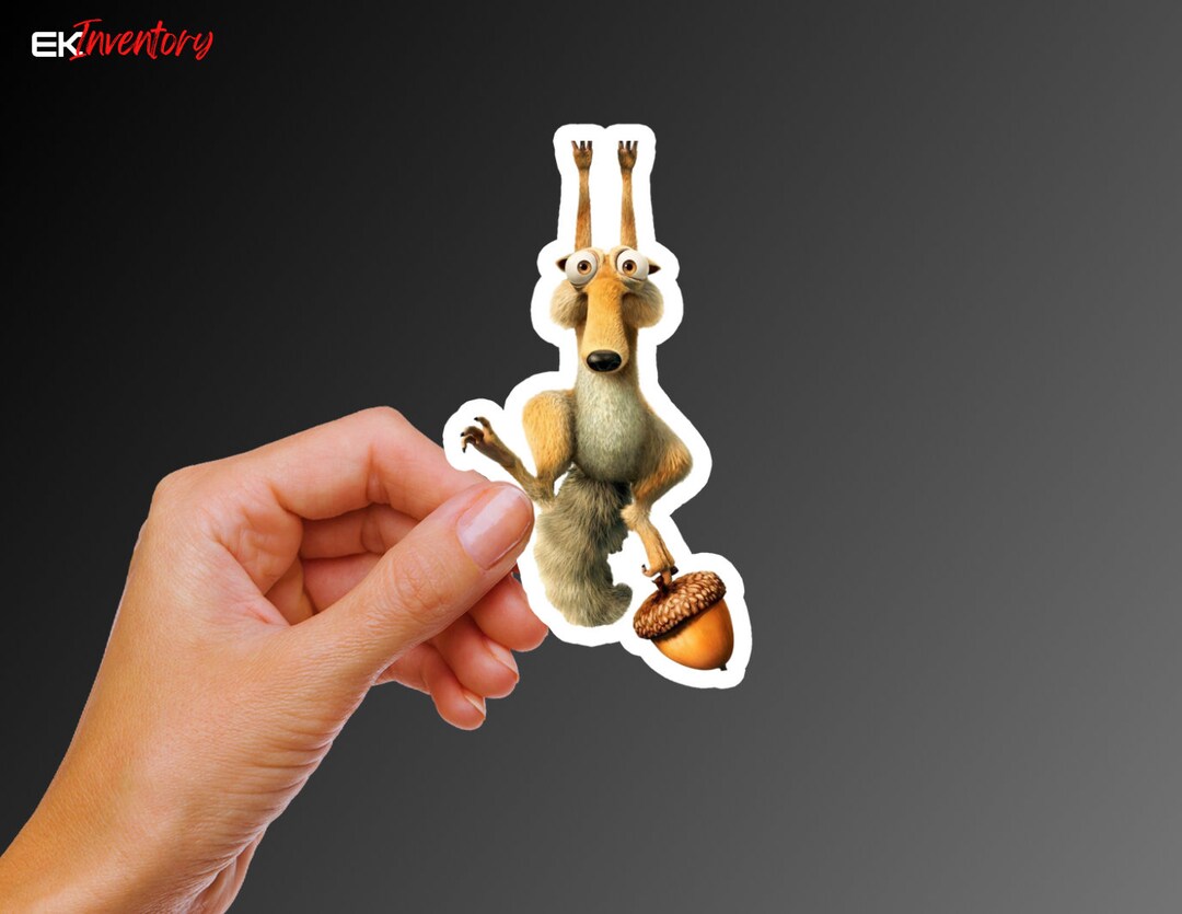 Scrat Sticker Funny Sticker Movie Sticker Decorative Sticker Laptop ...