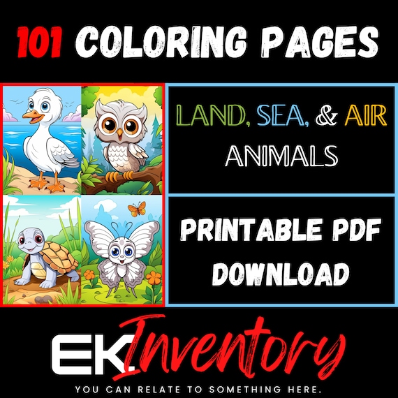 Cute Baby Sea Animal Coloring Pages