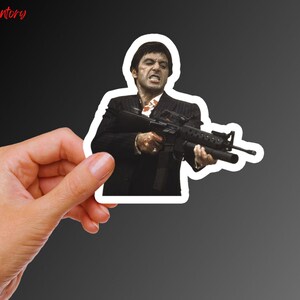 Scarface Sticker Tony Sticker Movie Sticker Decorative - Etsy
