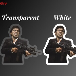 Scarface Sticker Tony Sticker Movie Sticker Decorative Sticker Laptop ...