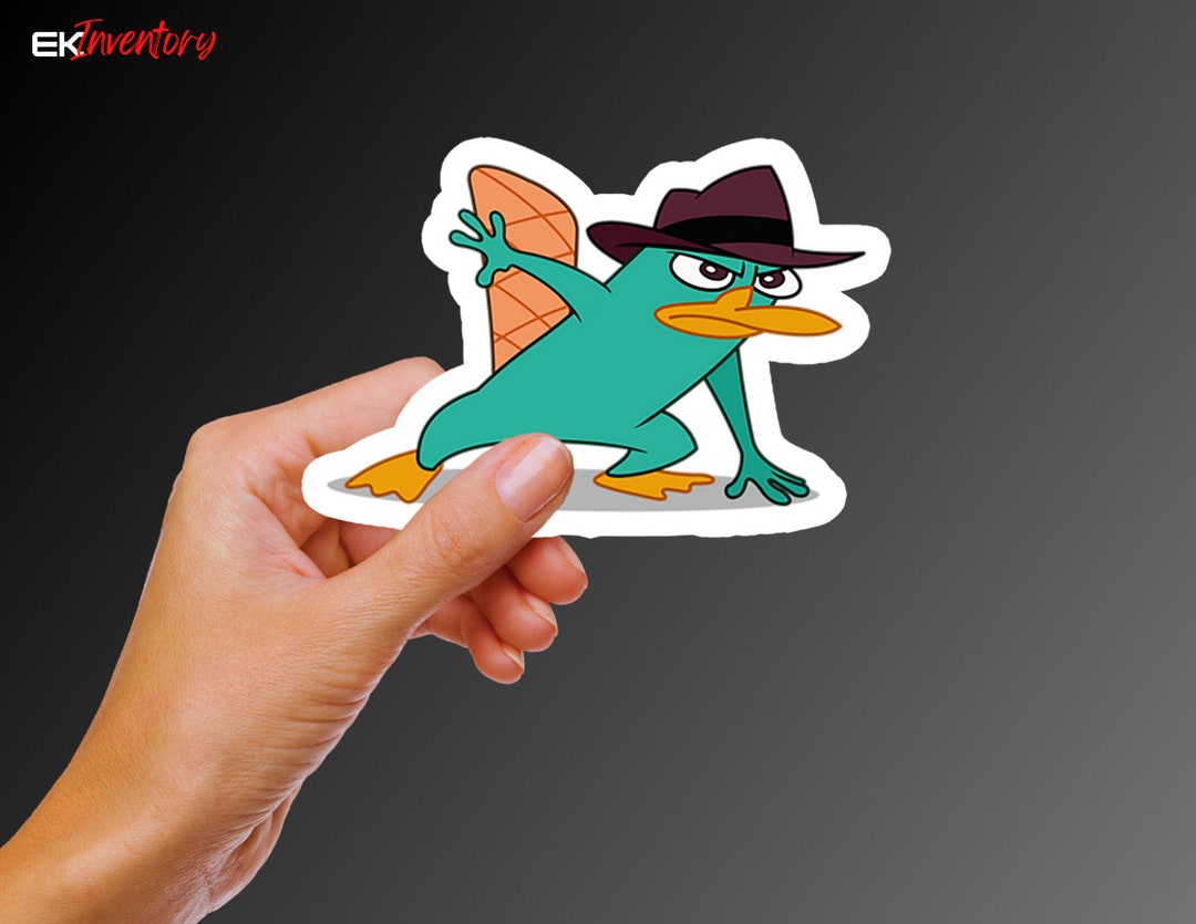 Perry Sticker Funny Sticker Cartoon Sticker Decorative Sticker Laptop ...