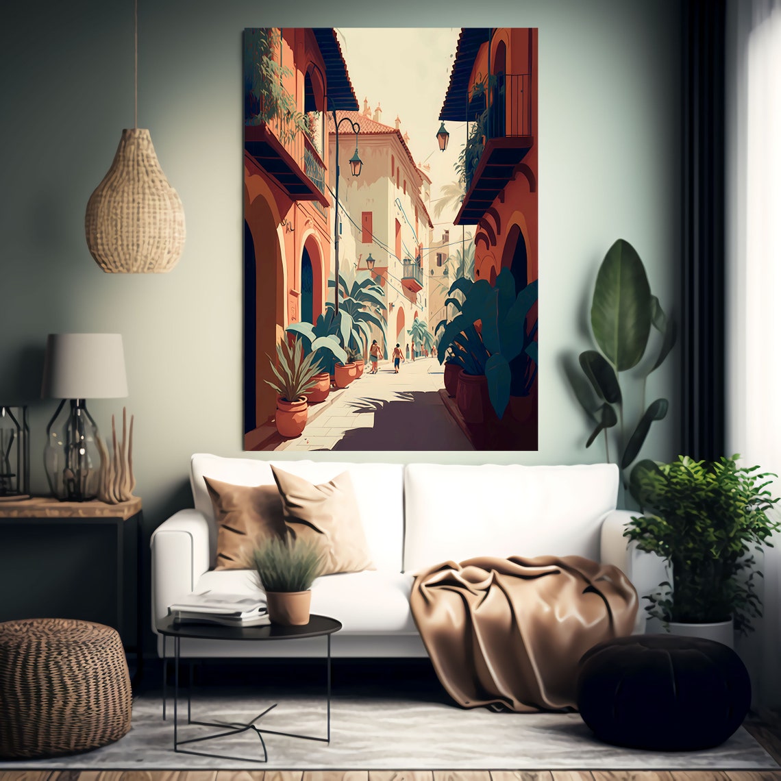 Oaxaca Mexico Mixtec Culture Illustration Wall Art Guelaguetza ...