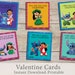 Printable Lilo and Stitch Valentine Cards, Valentines Day Cards, Kids ...