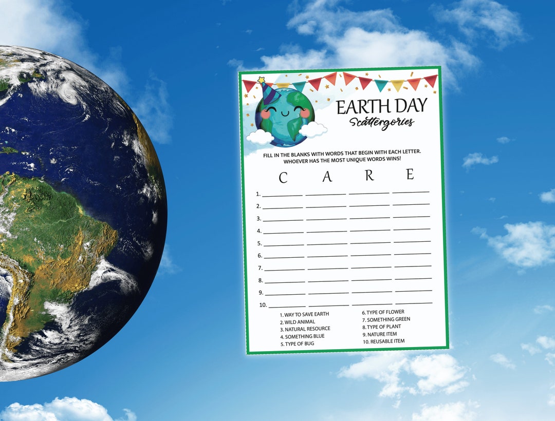Earth Day Games Bundle, Spring Games, Save the Planet, Earth Day ...