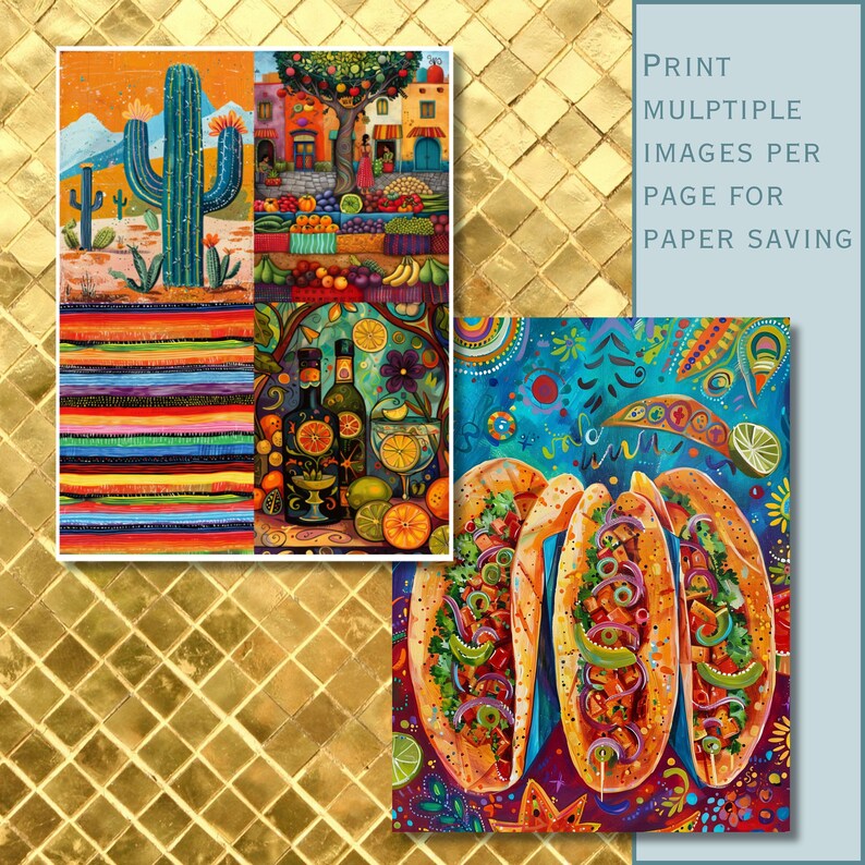 Mexican Fiesta Background Images. PDF Files and Printable JPEG Files ...
